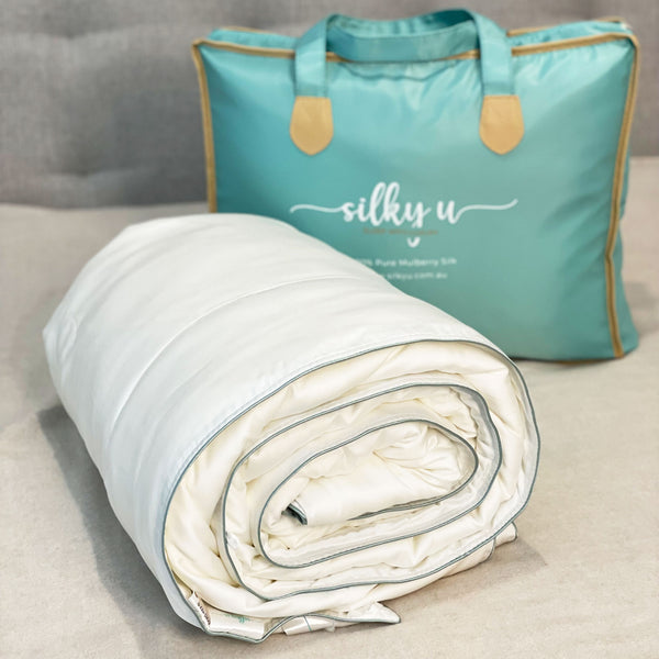 Real Mulberry Silk Quilts | All Season & Summer | Simply The Best | Silky U